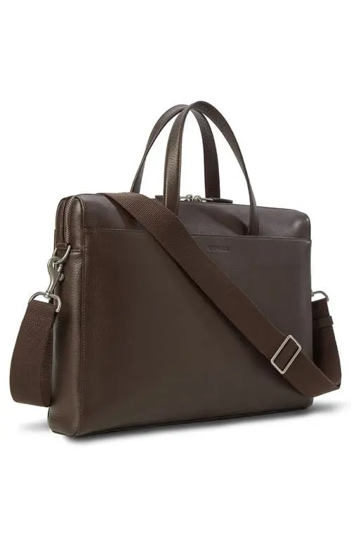 Shinola Canfield Essential Pebbled Leather Briefcase - Espresso