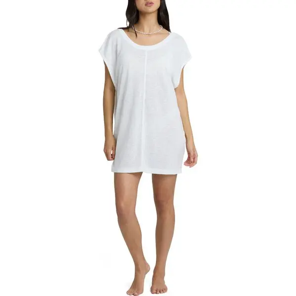 BILLABONG Hallow Wave Cover-up Minidress - Salt Crystal
