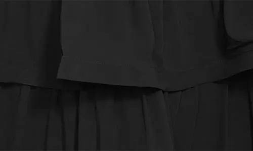 City Chic Bianka Ruffle A-line Skirt - Black