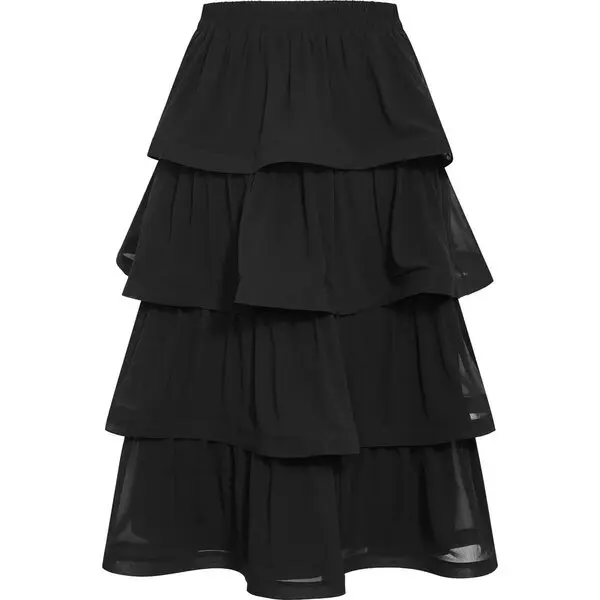 City Chic Bianka Ruffle A-line Skirt