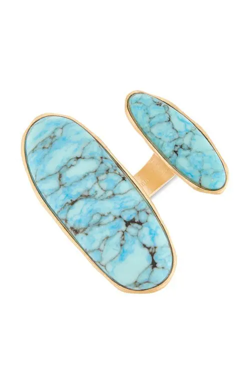 Cult Gaia Ami Statement Ring - Ibiza Turquoise