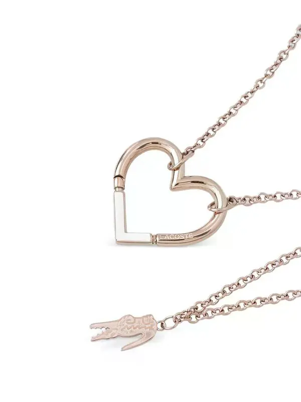 Lacoste Heart-pendant Necklace