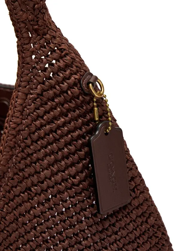 COACH Raffia Shoulder Bag