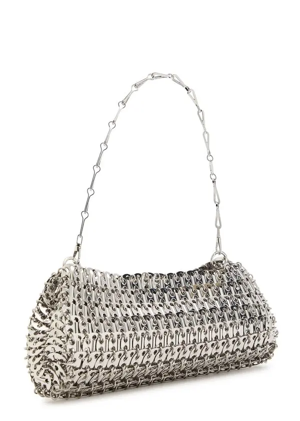 Rabanne 1969 Disc Shoulder Bag - Silver
