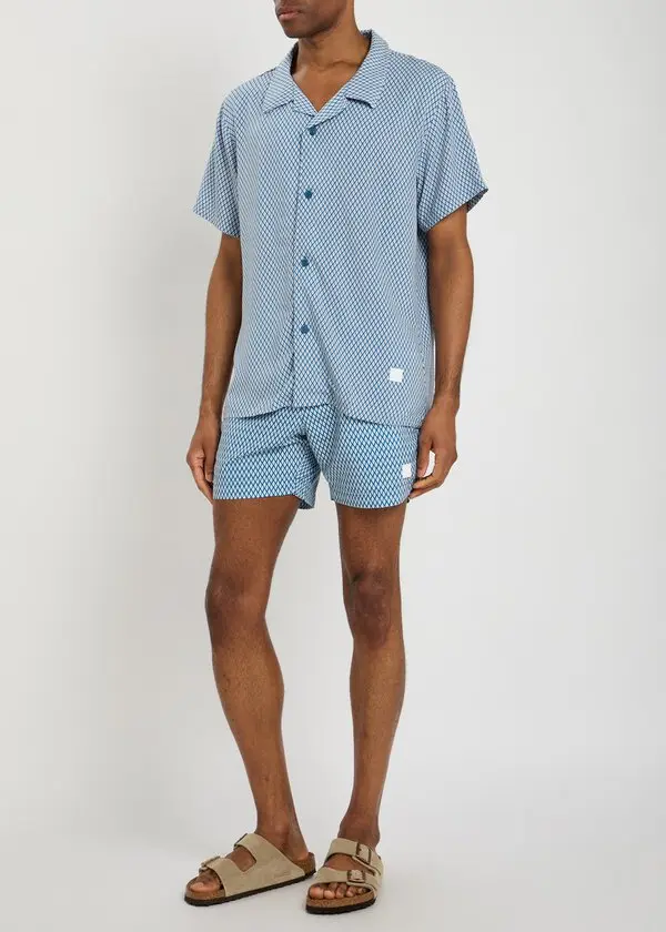 BOSS Patterned Swim Shorts