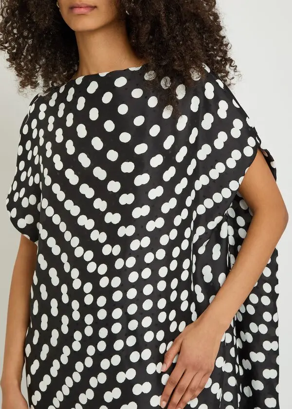 Dries Van Noten Diria Polka-dot Gown