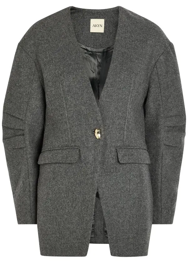 AKYN Harlow Fitted Wool Jacket