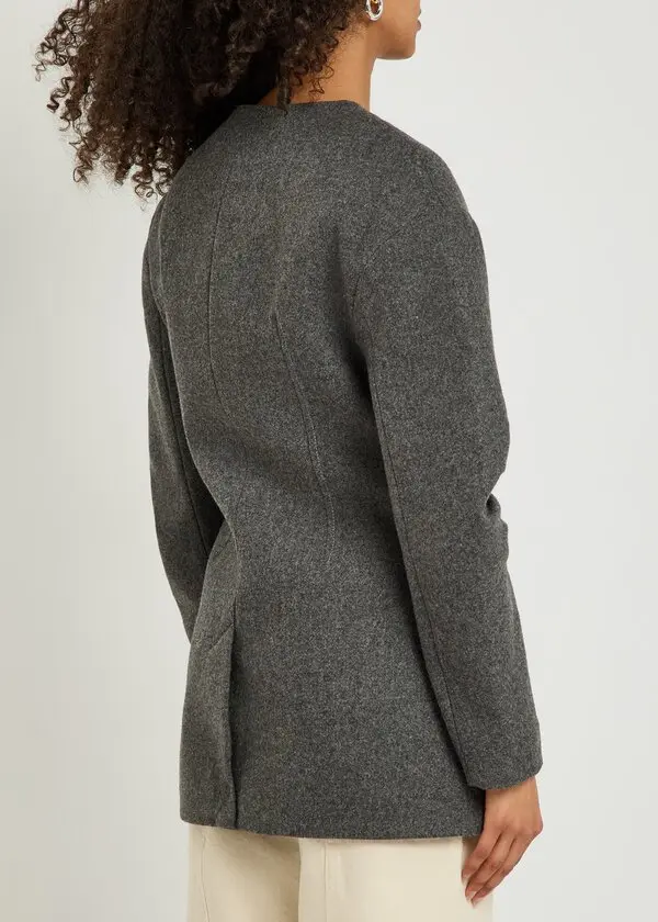 AKYN Harlow Fitted Wool Jacket