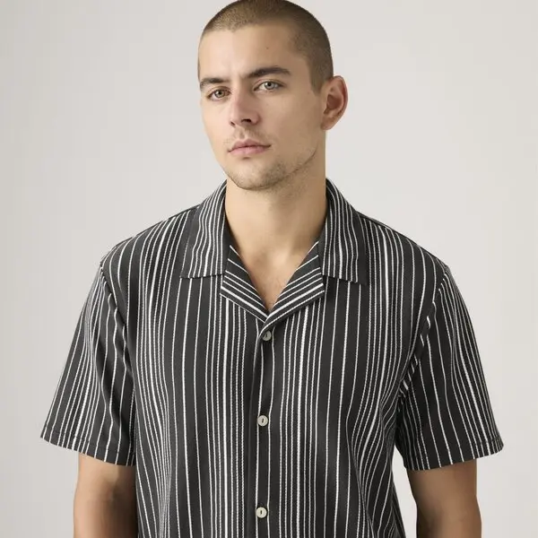 LEVI'S Knit Camp Shirt - Dark Phantom