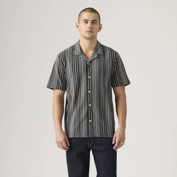 LEVI'S Knit Camp Shirt - Dark Phantom