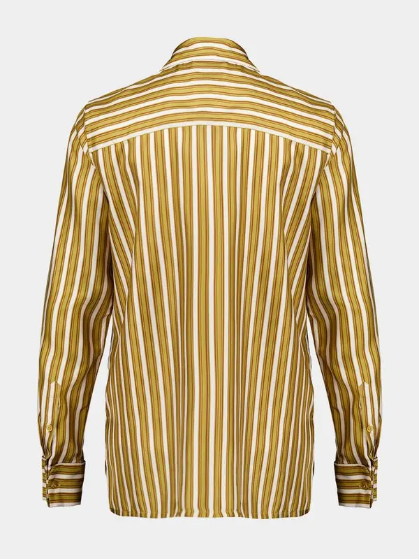 PAULA Petra Sun Stripes Silk Twill Shirt