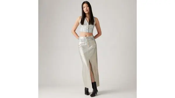 LEVI'S Ankle Column Skirt - Optical Illusion