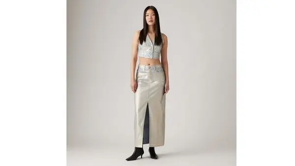 LEVI'S Ankle Column Skirt - Optical Illusion
