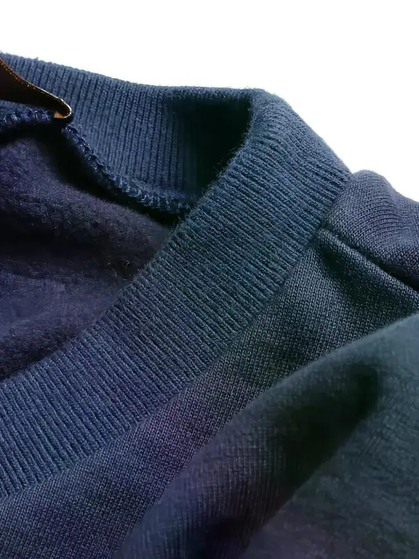 LOUIS VUITTON 2010s Stitch-print Crewneck Sweatshirt