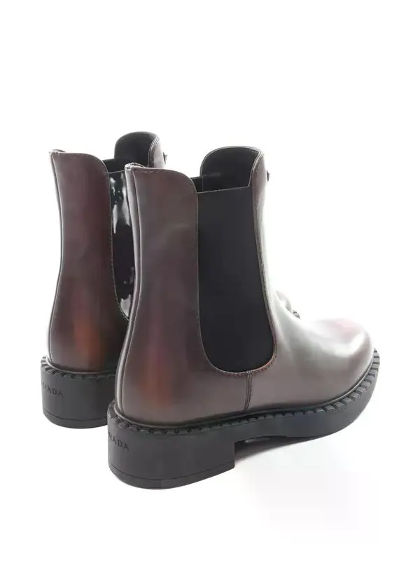 Prada 2020s Leather Chelsea Boots