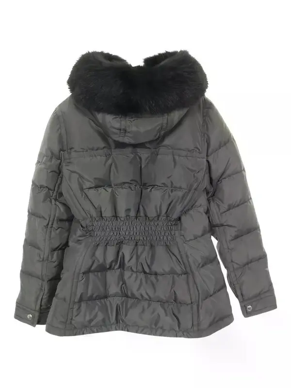 Prada 2010s Hooded Logo-plate Down Jacket