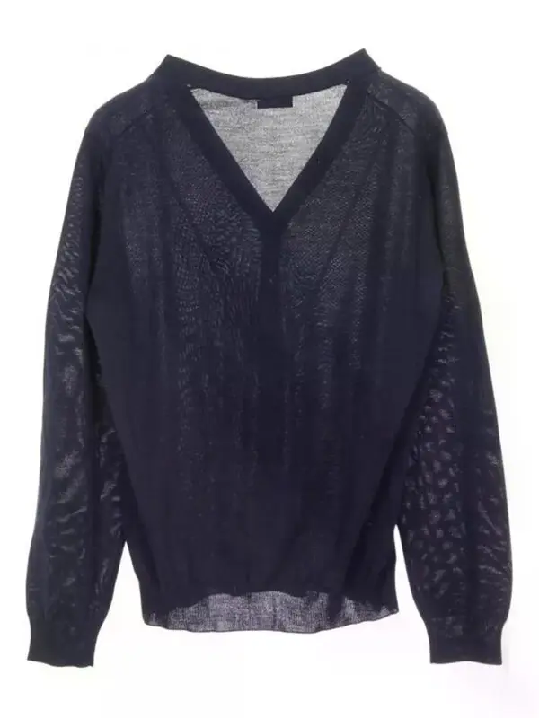 Prada V-neck Wool Cardigan