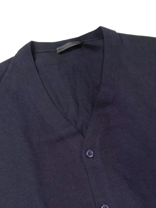 Prada V-neck Wool Cardigan