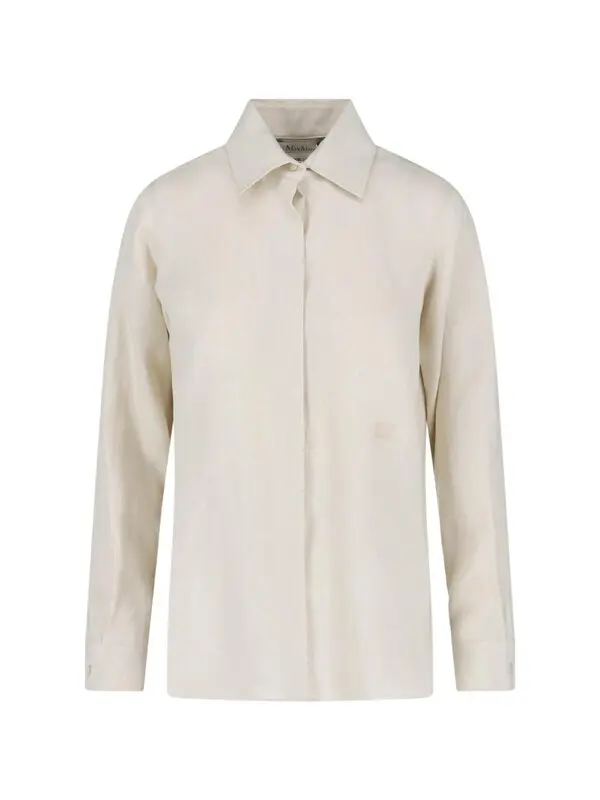 Max Mara Linen Falasco Shirt - Beige
