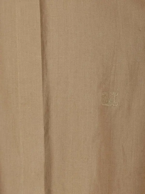 Max Mara Linen Falasco Shirt - Brown