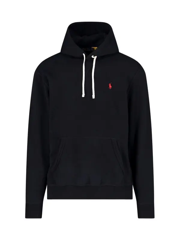 C.P. COMPANY Hooded Sweatshirt With Logo Detail - Black