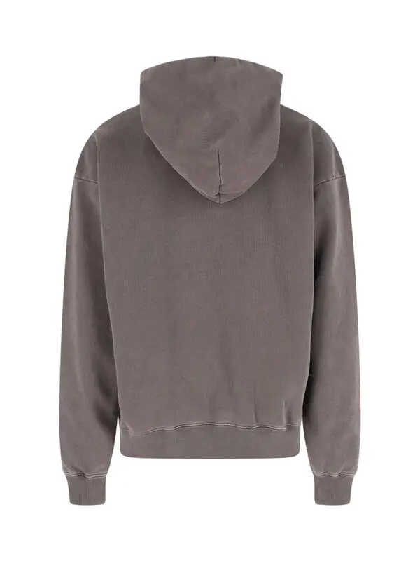 C.P. COMPANY Polo Ralph Lauren Logo Embroidered Cotton Blend Hoodie - Brown