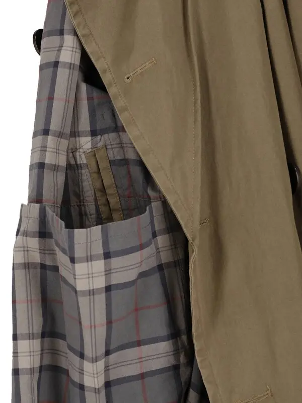 MAISON MARGIELA Cotton Trench Coat - Green