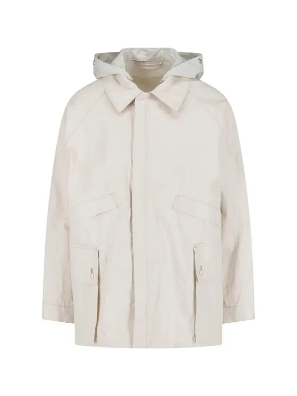 LEMAIRE Technical Linen Jacket - Cream