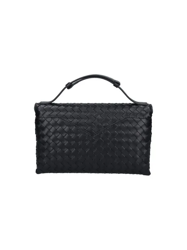 Bottega Veneta Knot Lock Shoulder Bag - Black
