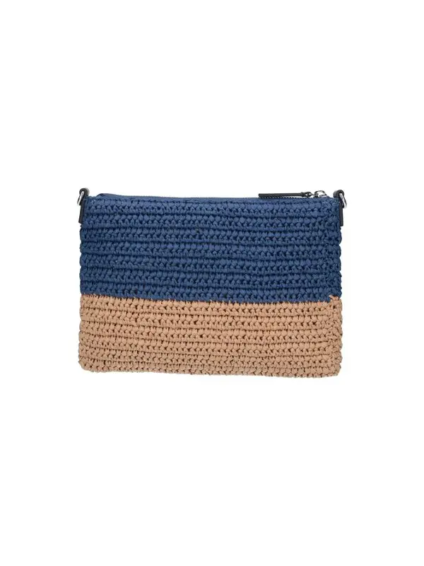 Marni Pouch With Embroidered Logo - Blue