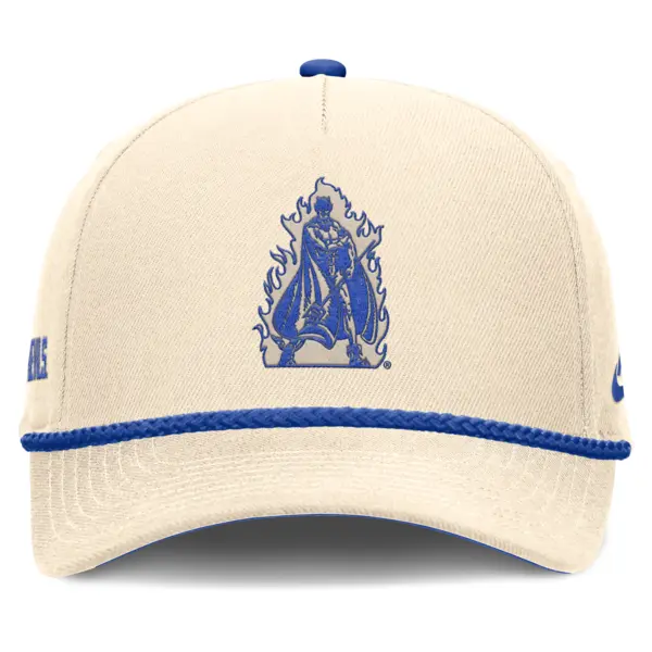 Nike Duke Legacy Vintage Rope Rise College Adjustable Hat - White