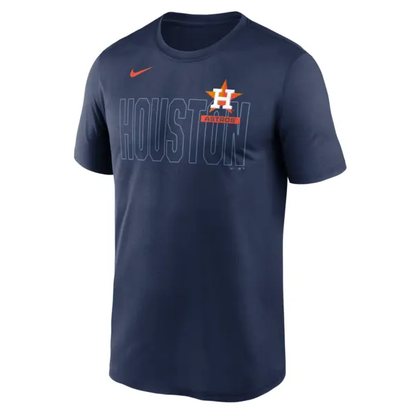 Nike Houston Astros Knockout Team Legend Dri-fit Mlb T-shirt - Blue