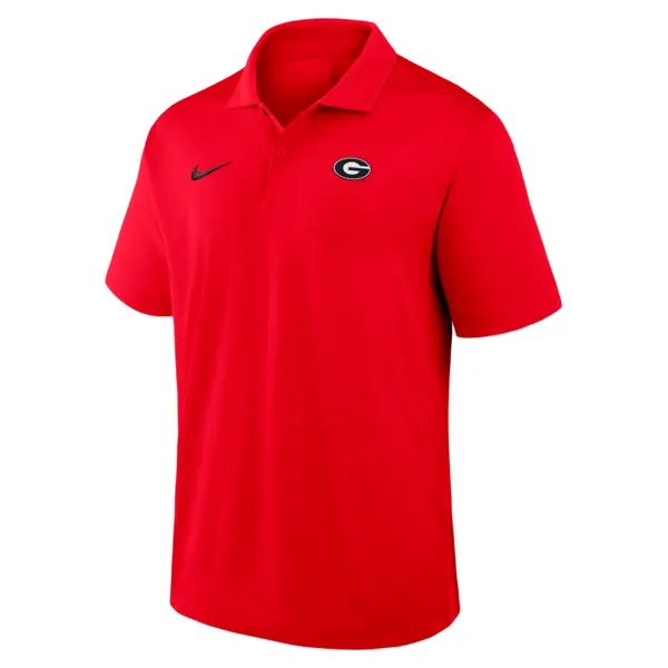 Nike Georgia Primetime Victory Plus Dri-fit College Polo - Red