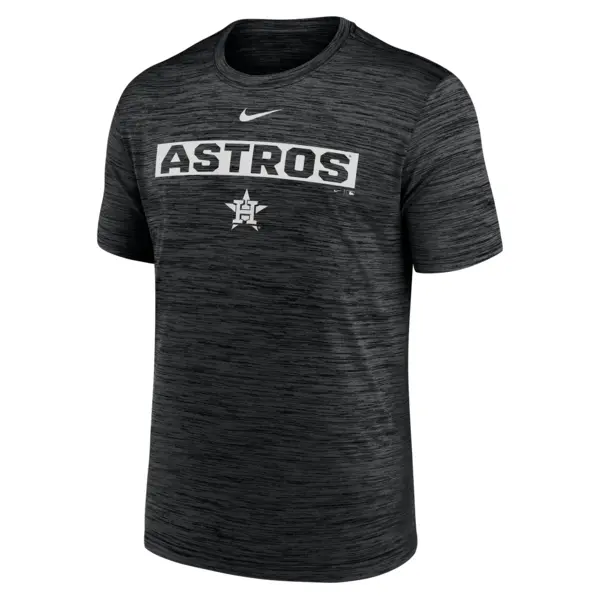 Nike Houston Astros Velocity Dri-fit Mlb T-shirt - Black