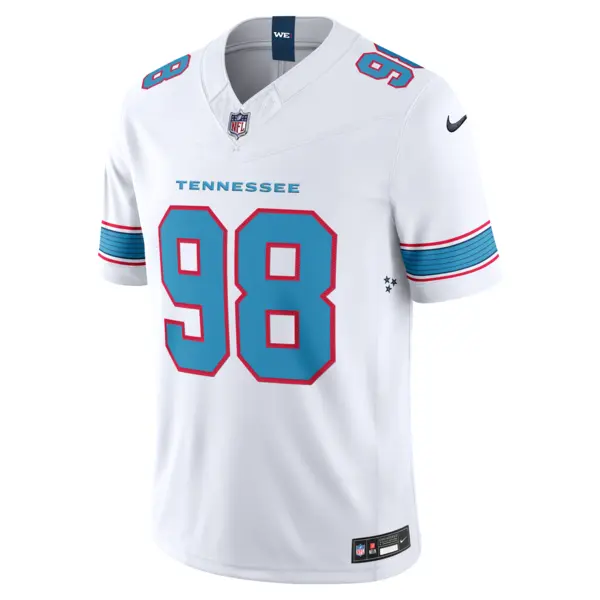 Nike Jeffery Simmons Tennessee Titans Dri-fit Nfl Limited Jersey - White