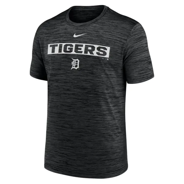 Nike Detroit Tigers Velocity Dri-fit Mlb T-shirt - Black