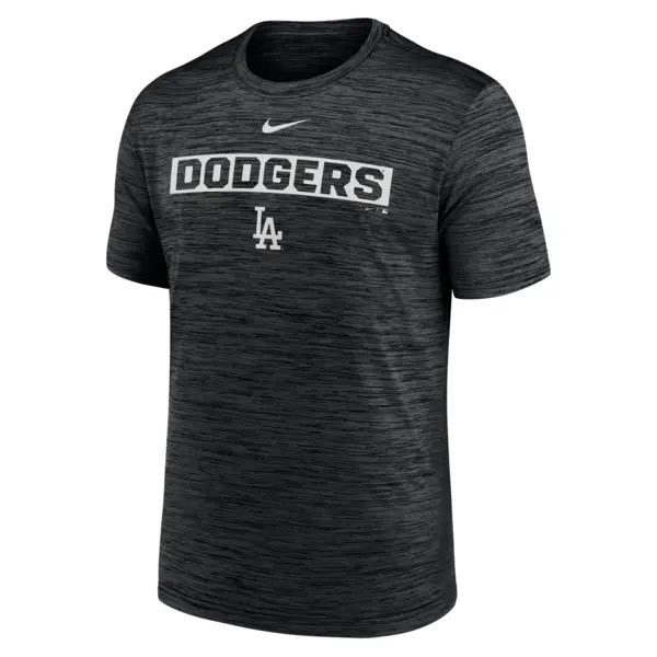 Nike Los Angeles Dodgers Velocity Dri-fit Mlb T-shirt - Black