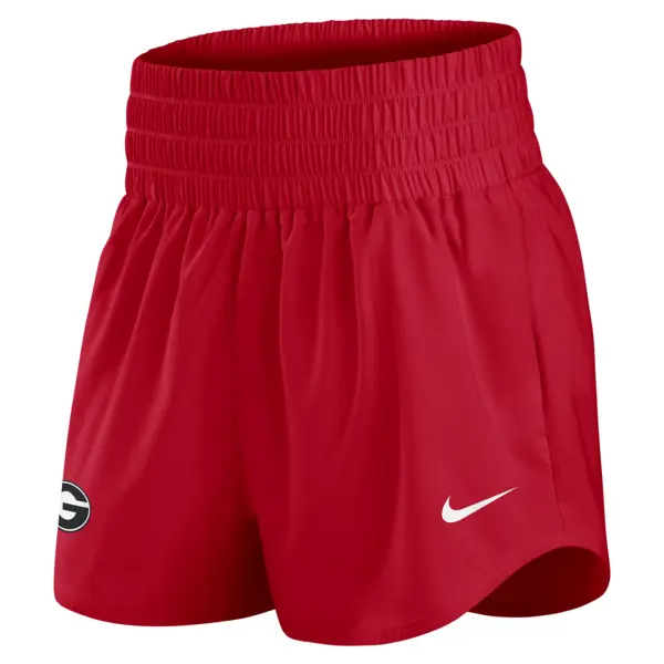 Nike Georgia Primary Logo Dri-fit College Shorts - Red
