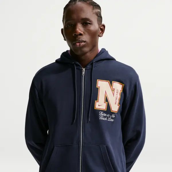 Nike Sportswear Club French Terry Full-zip Hoodie - Blue
