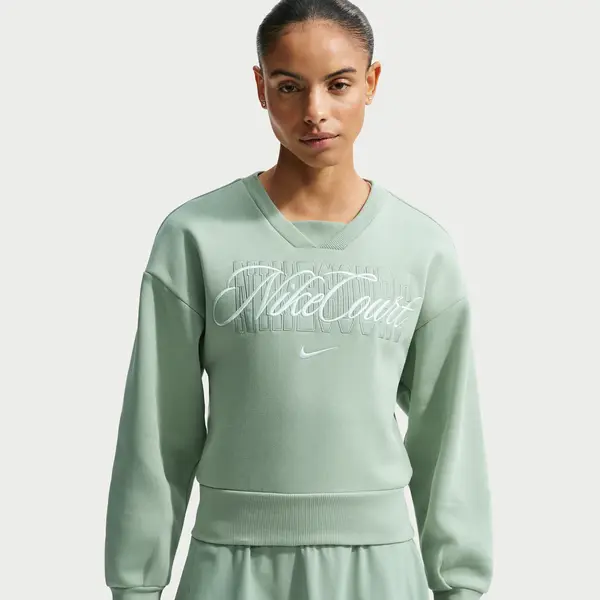 Nike Court Collection Crew-neck Tennis Top - Green