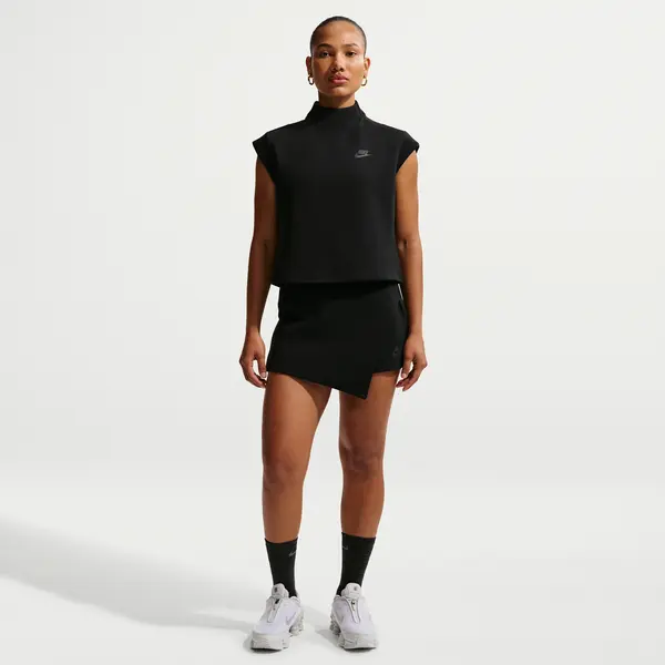 Nike Sportswear Tech Fleece Mid-rise Skort - Black