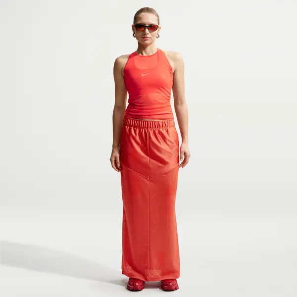 Nike Sportswear Tight Sheer Tank Top - Red