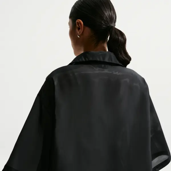 Nike Sportswear Oversized Sheer Top - Black