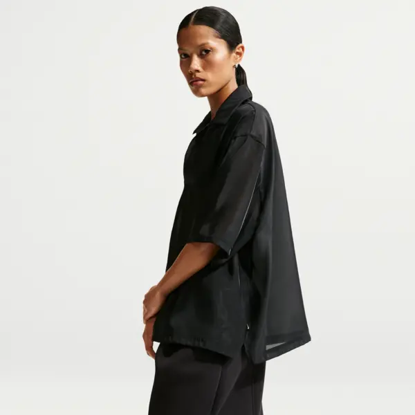 Nike Sportswear Oversized Sheer Top - Black