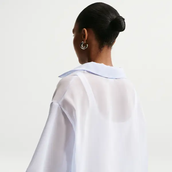 Nike Sportswear Oversized Sheer Top - Blue