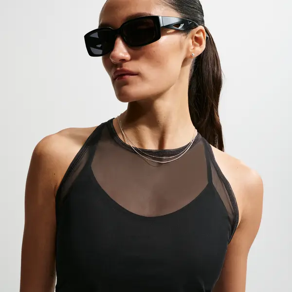 Nike Sportswear Tight Sheer Tank Top - Black