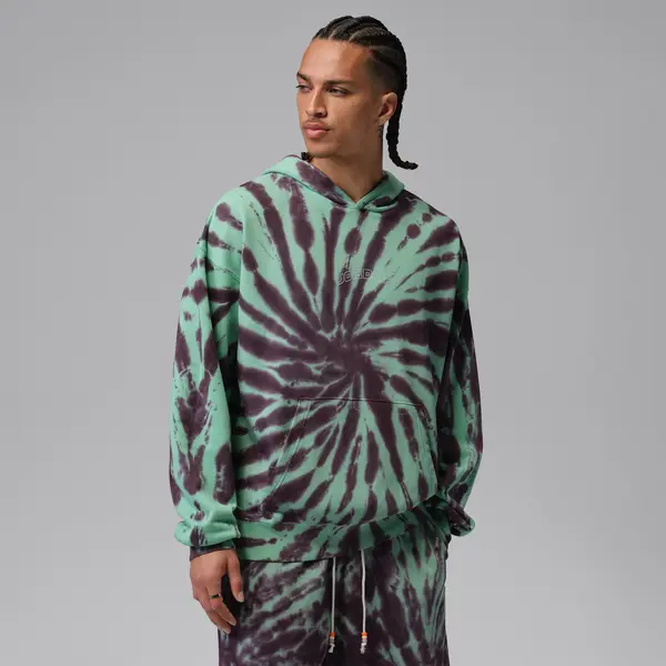 JORDAN Brooklyn Fleece Tie-dye Pullover Hoodie - Green