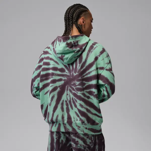 JORDAN Brooklyn Fleece Tie-dye Pullover Hoodie - Green
