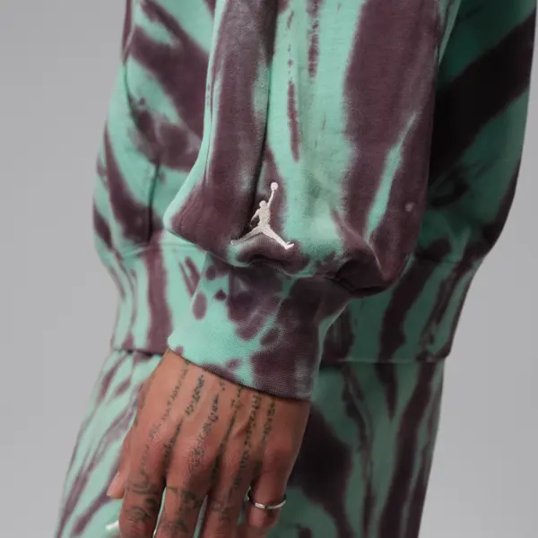 JORDAN Brooklyn Fleece Tie-dye Pullover Hoodie - Green