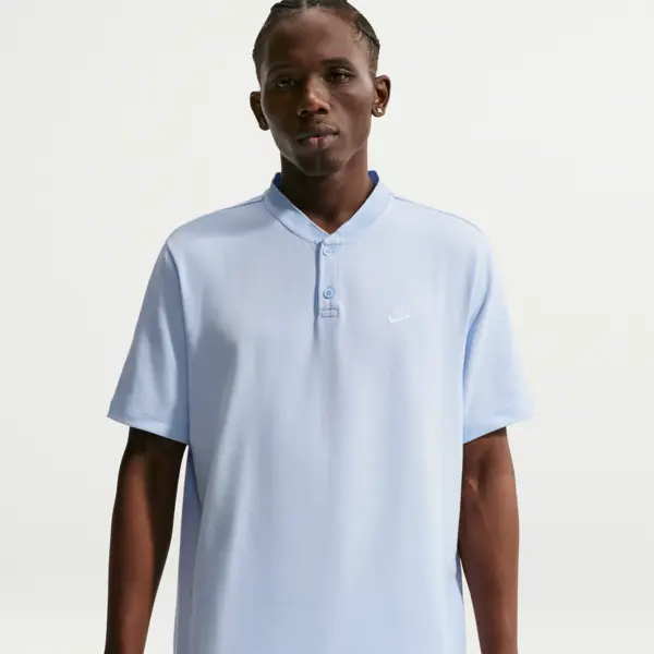 Nike Club Short-sleeve Henley - Blue